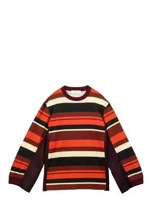 Toga Horizontal-stripe Long-sleeve T-shirt - Red