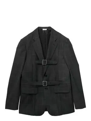 Comme Des Garçons Belted Blazer - Grey