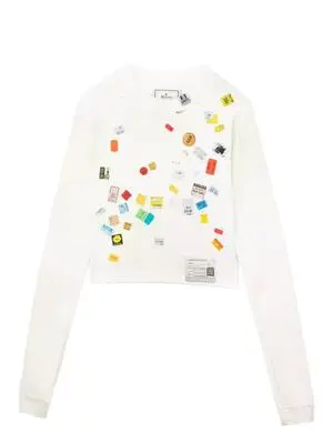 Mihara Yasuhiro Graphic Print T-shirt - White