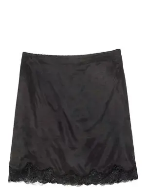 BIMBA Y LOLA BIMBA Y LOLA Washed Lace Mini Skirt