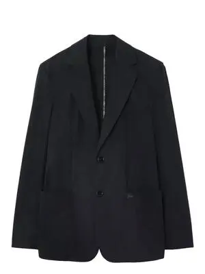 Burberry Technical Cotton Tailored Jacket - Blue