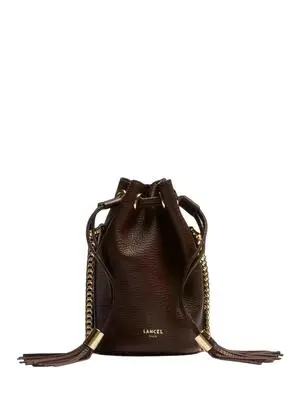 LANCEL LANCEL Chain-Link Bucket Bag Brown
