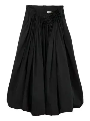 Magda Butrym Gathered Bubble-hem Skirt - Black