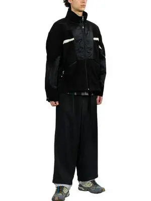 Toga Panelled High-neck Jacket - Black