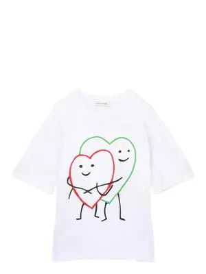 Joshua Sanders Graphic Print T-shirt - White