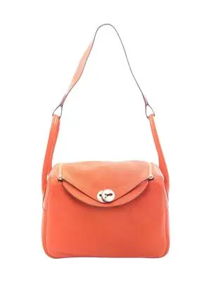 Hermès HERMÈS 26 Lindy Shoulder Bag Orange