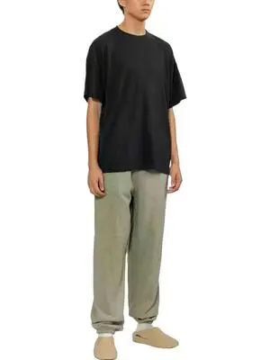 ESSENTIALS Logo-patch T-shirt - Black