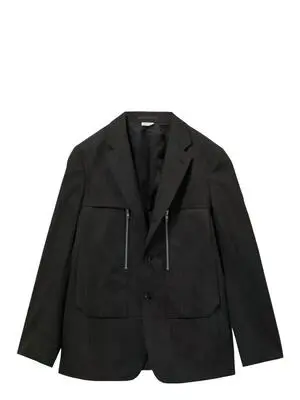 Comme Des Garçons Plaid Blazer - Grey