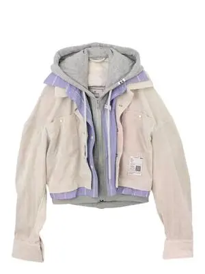 Mihara Yasuhiro Distressed Denim Jacket - Neutrals