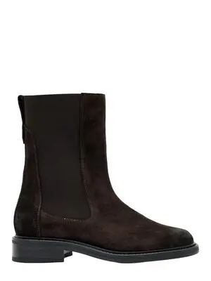 ALLSAINTS Beryl Suede Chelsea Boots - Brown