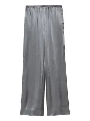 ALLSAINTS Lycia Crepe Wide-leg Pants - Grey