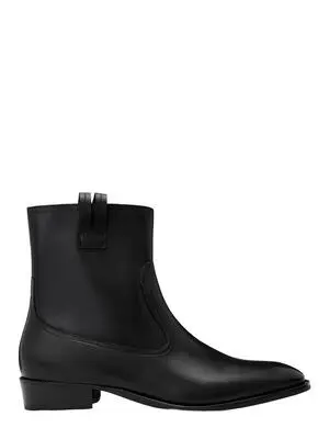 ALLSAINTS Hiro Zip-up Leather Ankle Boots - Black