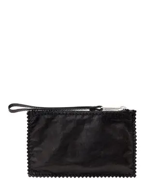 ALLSAINTS Small Leather Pouch - Black