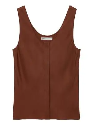 ALLSAINTS Milla Silk-blend Cami Top - Red