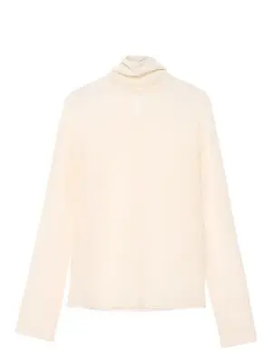 ALLSAINTS Kumi High-neck Silk Top - White
