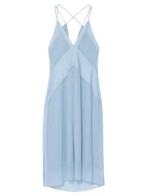 ALLSAINTS Fawn Viscose Midi Slip Dress - Blue