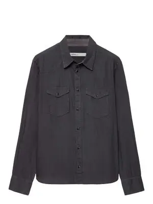 ALLSAINTS Hanway Regular-fit Tencel Shirt - Black