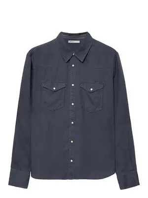 ALLSAINTS Hanway Regular-fit Tencel Shirt - Blue