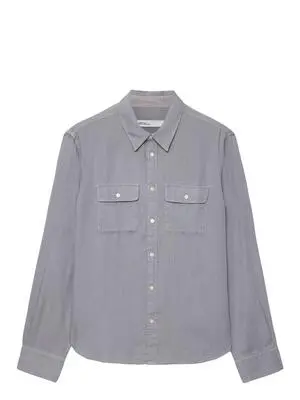 ALLSAINTS Bond Regular-fit Tencel Shirt - Grey
