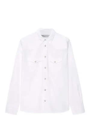 ALLSAINTS Kenil Regular-fit Cotton-poplin Shirt - White