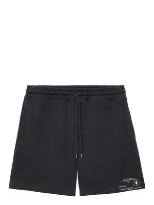 ALLSAINTS Raphy Logo Jersey Sweatshorts - Black