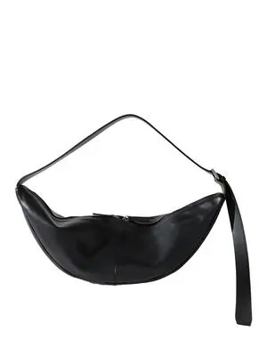 ST. AGNI ST. AGNI Adjustable Slim Crescent Shoulder Bag Black