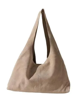ST. AGNI Suede Soft Bag - Papyrus