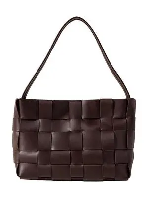 ST. AGNI St. Agni Woven Mini Tote Chocolate