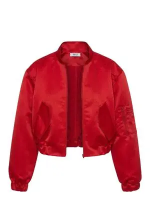 MEJI Signature Bomber Jacket - Red