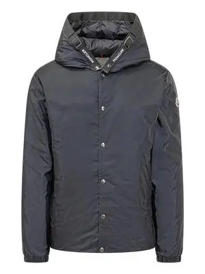Moncler Moncler Hooded Lightweight Jacket Blu