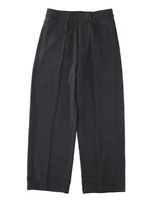 Emporio Armani EMPORIO ARMANI 100% Cotton Tailored Trousers Black