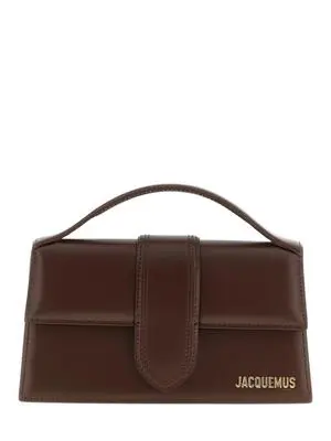 Jacquemus JACQUEMUS Leather Top Handle Bag Brown