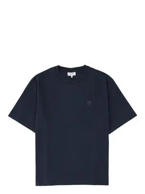 Maison Kitsuné Organic Cotton Monoensemble T-shirt - Blue