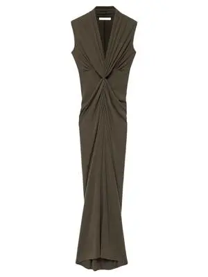 ALLSAINTS Dariya Maxi Dress With Ruched Detailing - Brown