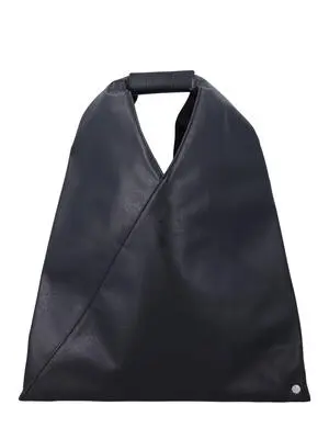 MAISON MARGIELA MM6 Maison Margiela Foldover Tote Bag Nero