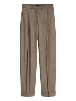 BOSS Relaxed-fit Textured Stretch Pants - Patterned