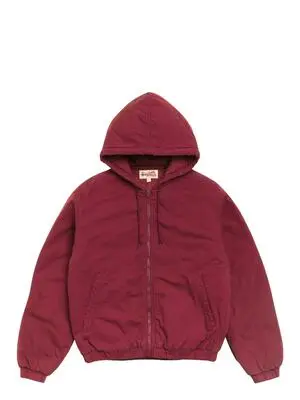 StÜssy Ripstop Hooded Zip-up Jacket - Red