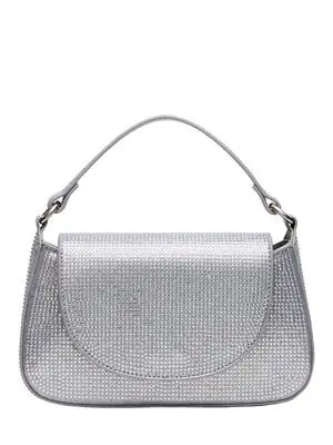 Steve Madden Embellished Top Handle Bag - Silver