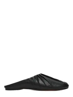 Steve Madden Steve Madden Loom Leather Mule Flats Black