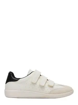 Steve Madden Low-top Velcro Sneakers - White/black