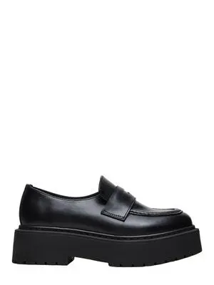 Steve Madden Berkshire Platform Loafers - Black
