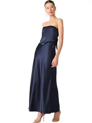 Steve Madden Elaia Strapless Maxi Dress - Midnight