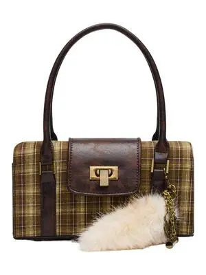 Steve Madden Mavi Mini Satchel Bag - Green Multi