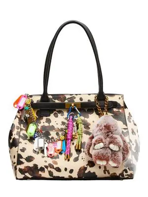 Steve Madden Leilani Printed Tote Bag - Brown Print