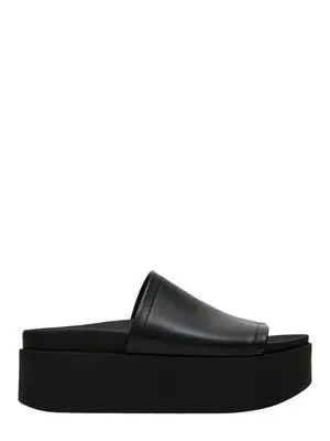 Steve Madden Platform Mule Sandals - Black