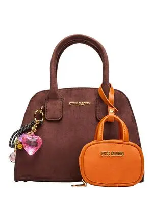 Steve Madden Moore Top Handle Bag - Chocolate