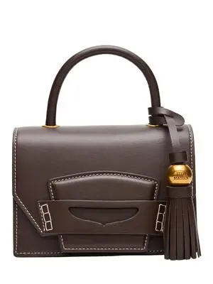 Steve Madden Preppy Top-handle Bag With Penny Loafer Detail - Brown