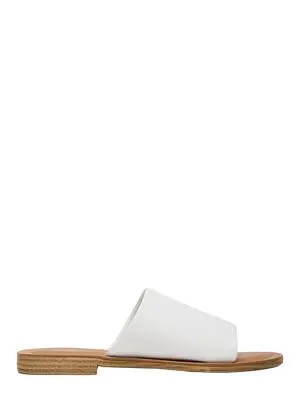 Steve Madden Kipp Square Toe Sandals - White