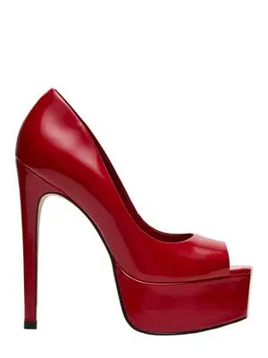 Steve Madden Steve Madden Ives Platform Stiletto Heels Red Box