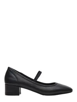 Steve Madden Block Heel Mary Janes - Black